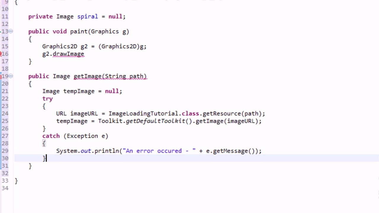 Learning Java: Part 25: Loading and Displaying Images