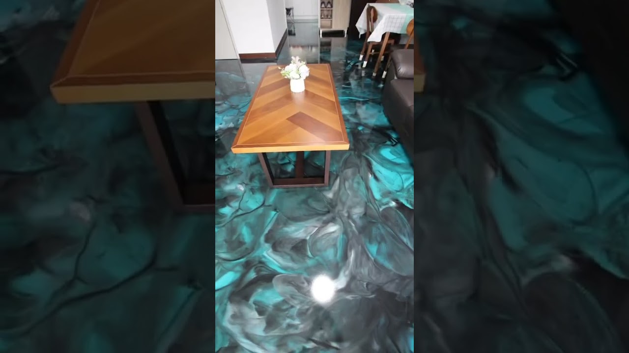 Turqoise Galaxy Flooring