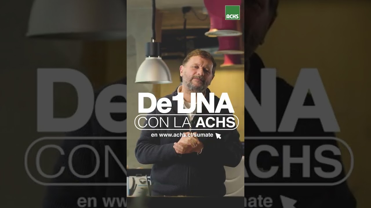 Al igual que Gonzalo ándate a la segura y súmate #DeUnaConLaACHS en https://achs.cl/sumate