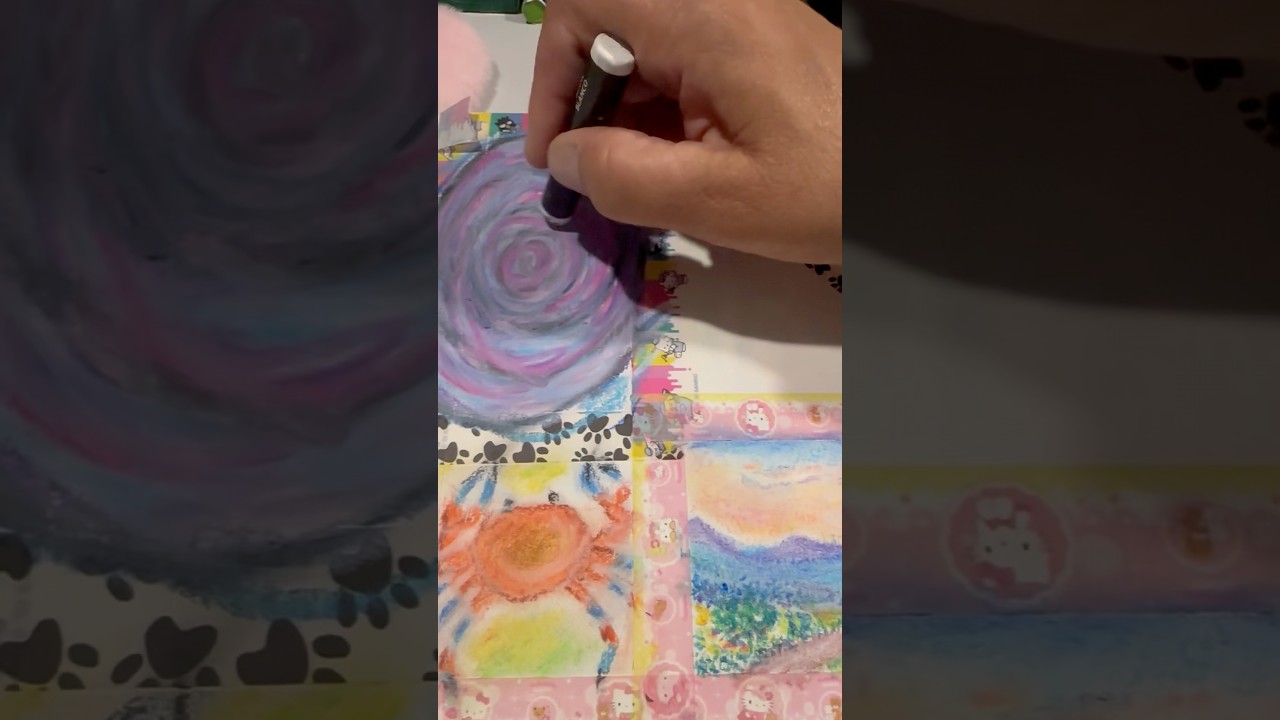 365 Creativity Challenge Day 104, Cosmic Swirl Vortex