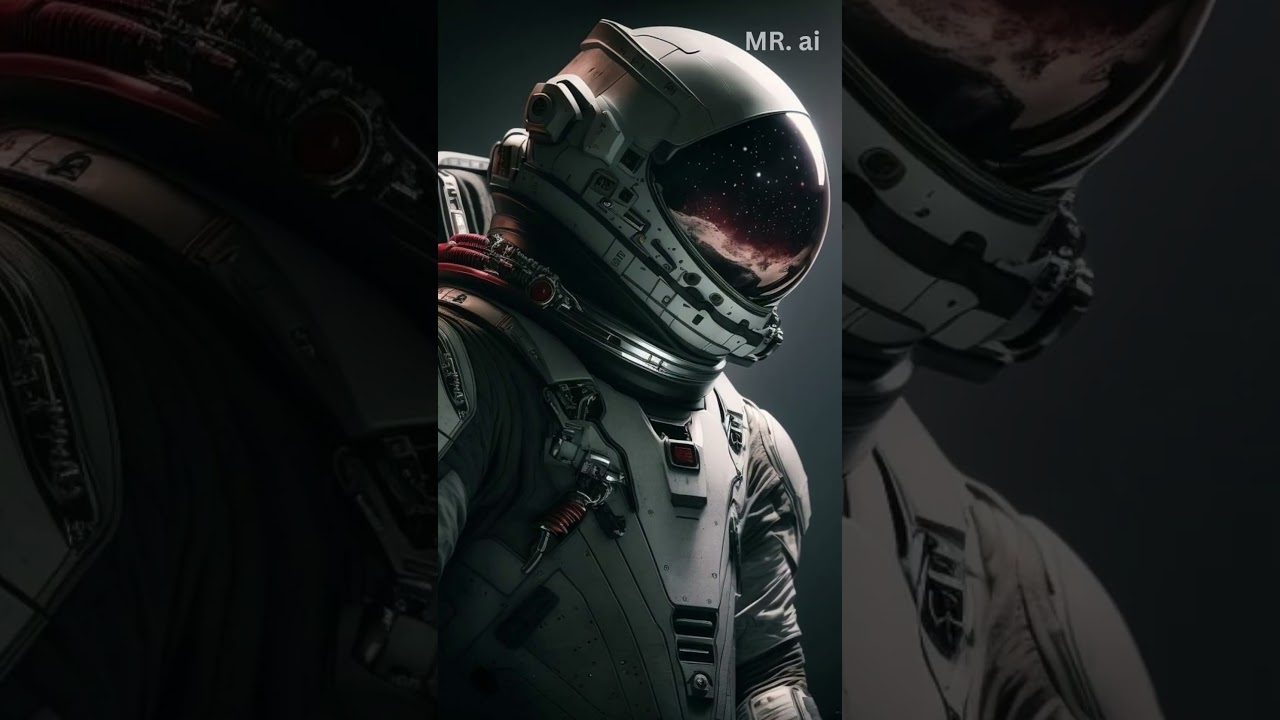 Astronaut images generated by ai