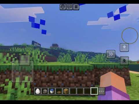 Playing Minecraft first Minecraft video