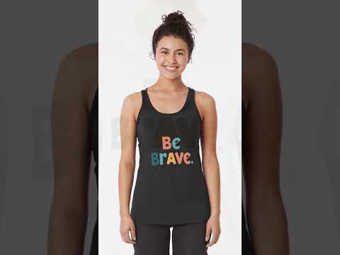 Be Brave.: Minimalist Font with Bold Giant Period Design