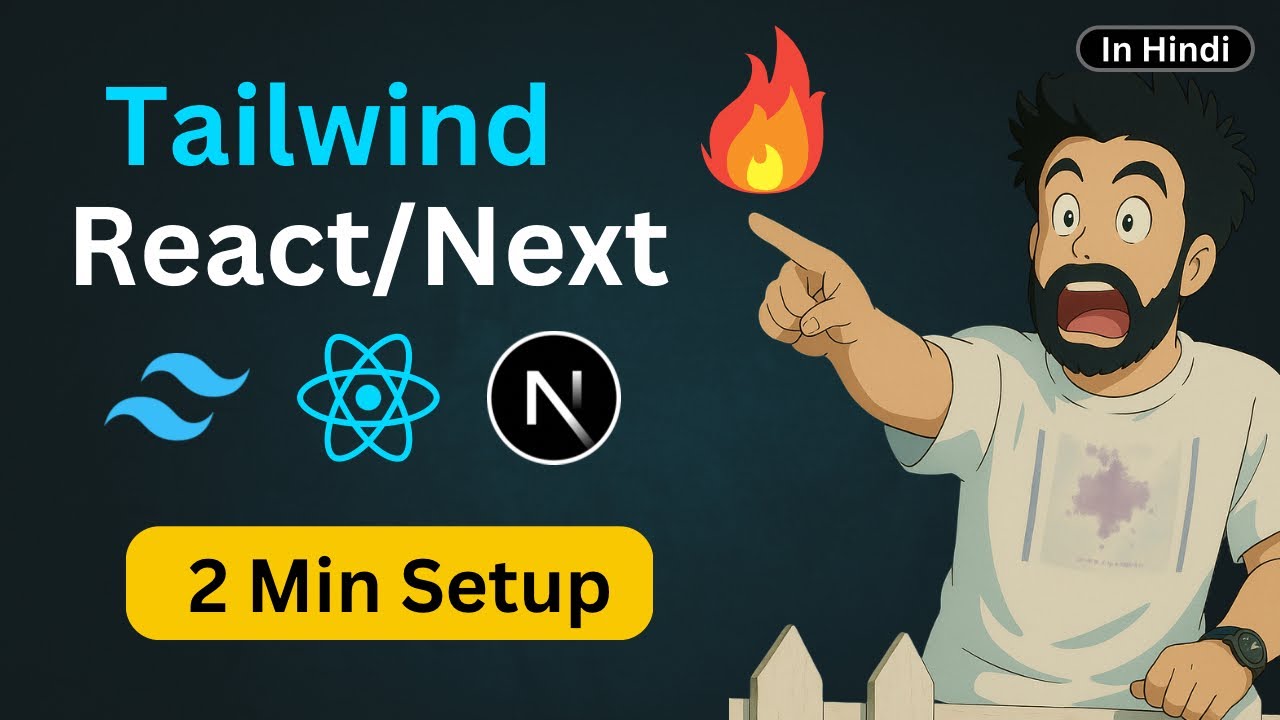 Install Tailwind CSS in React & Next.js Fast (2025 Quick Guide)