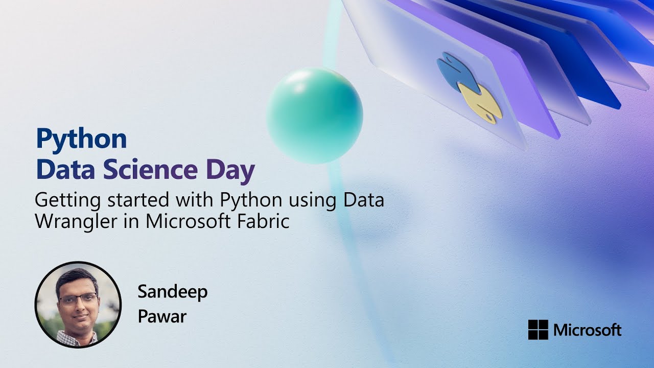Getting started with Python using Data Wrangler in Microsoft Fabric | Python Data Science Day