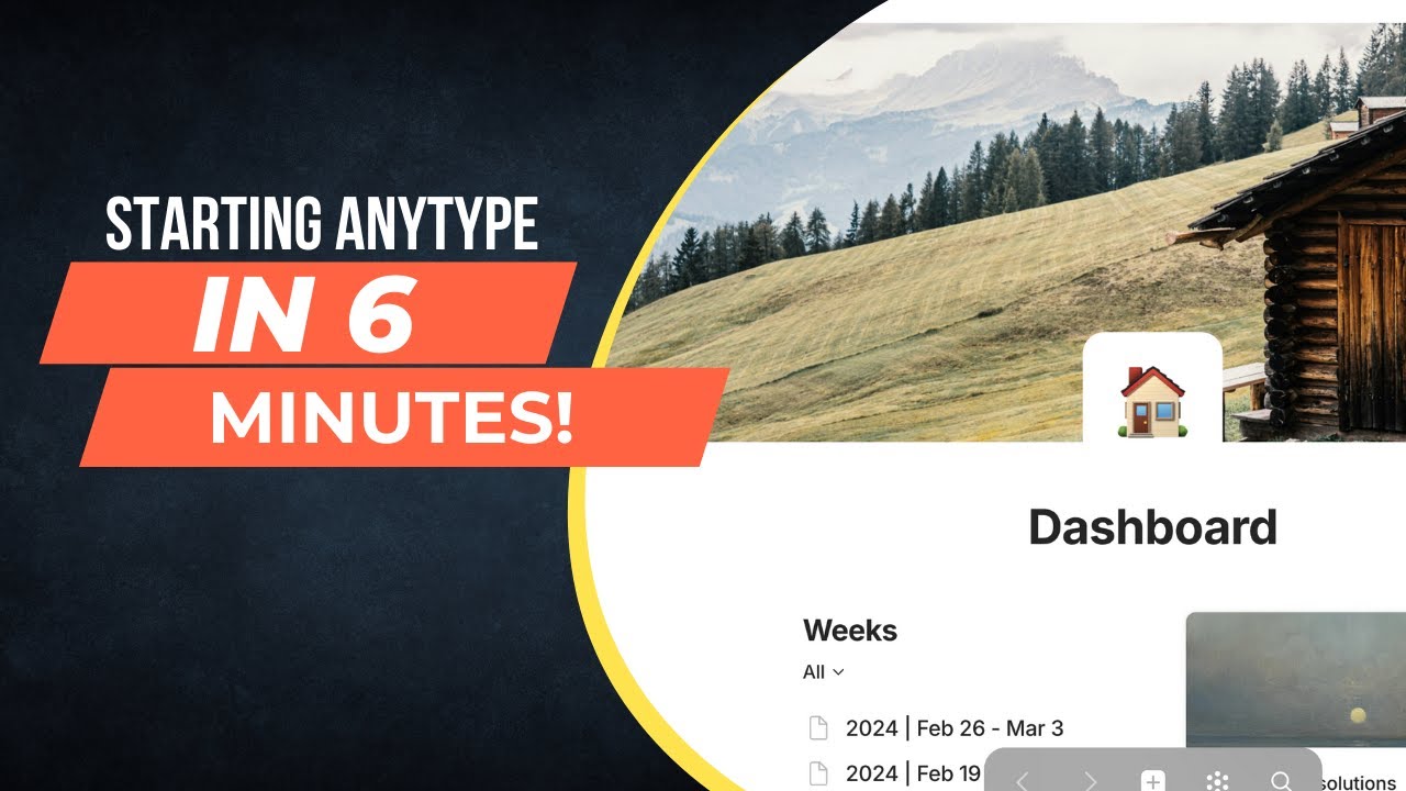 The quickest Anytype guide you'll watch.