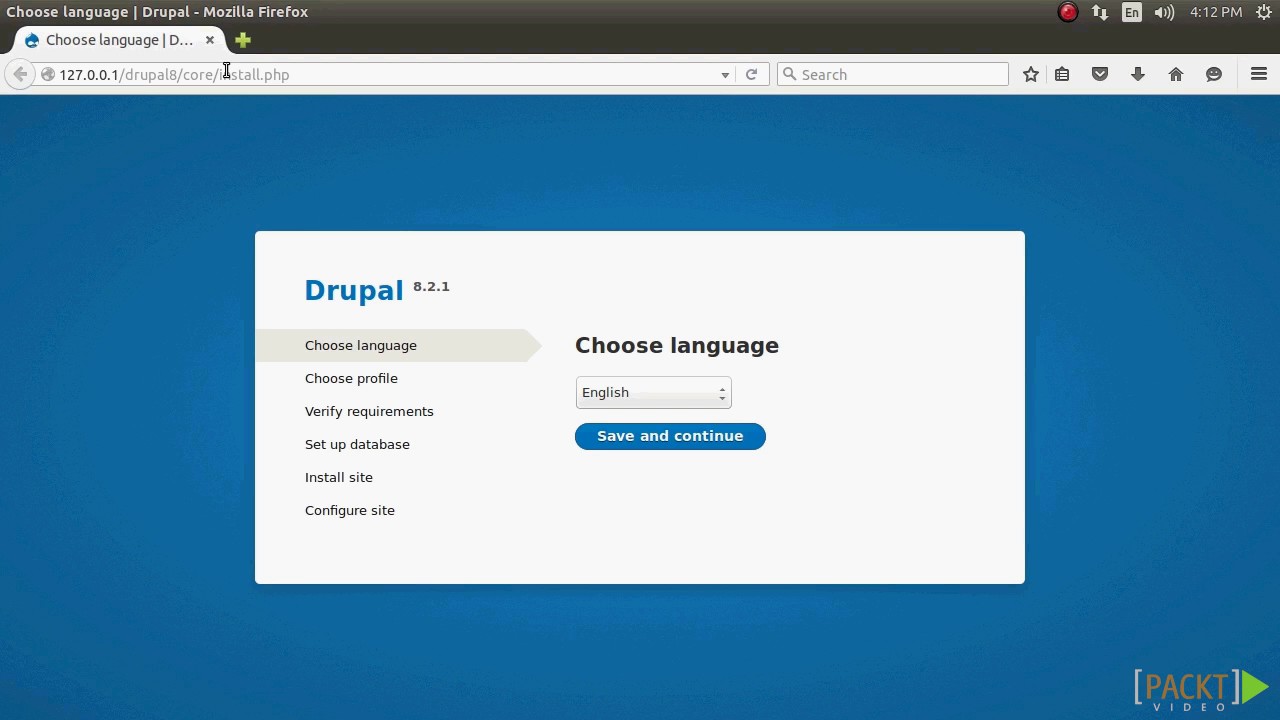 Drupal 8 Development Solutions : Installing Drupal | packtpub.com