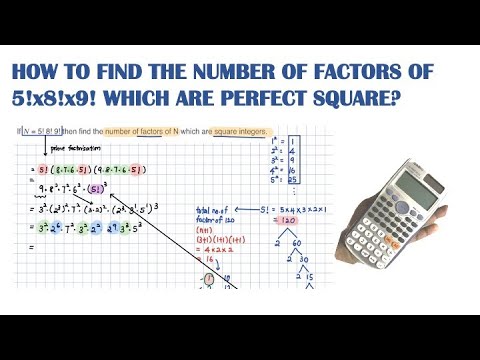 Factors of factorial which are perfect square