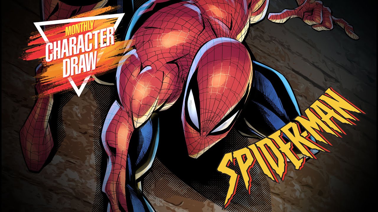 Character Draw - Spider-man - FULL ART PROCESS