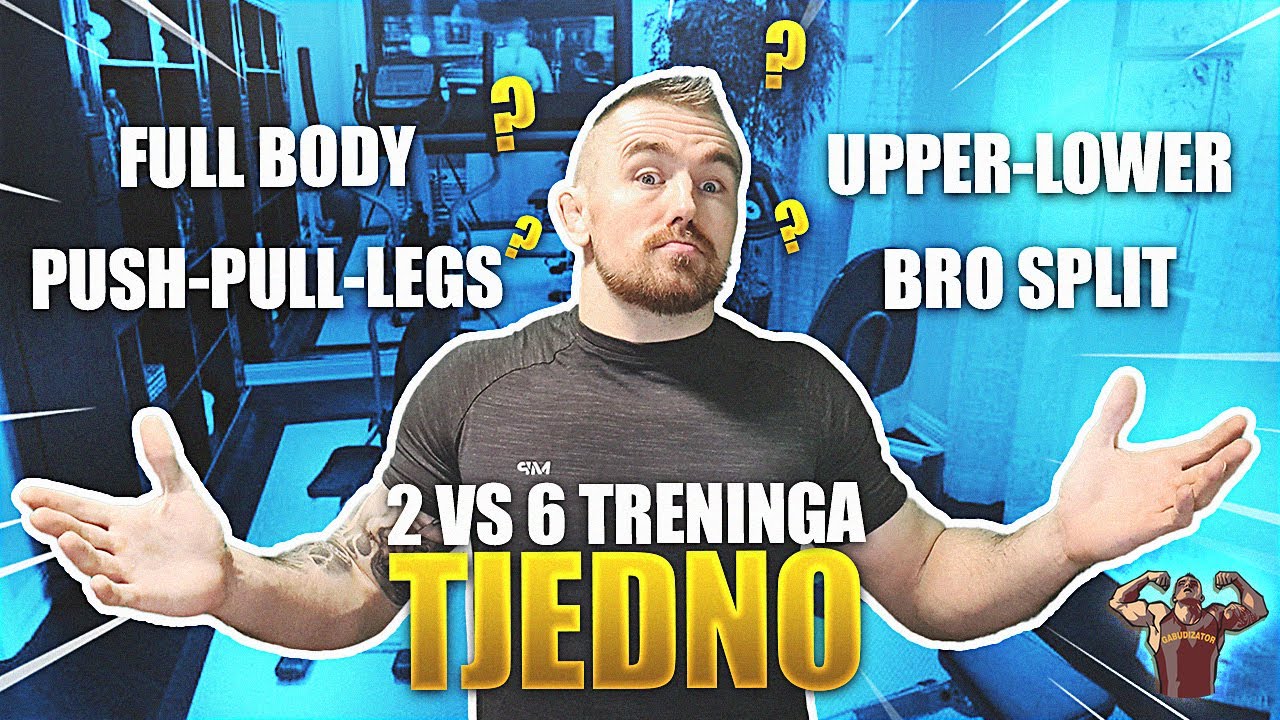 RASPORED TRENINGA - KOLIKO TRENINGA TJEDNO/SEDMICNO RADITI ZA MISICNI RAST