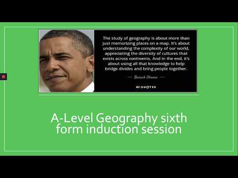 A Level Geography Taster Session
