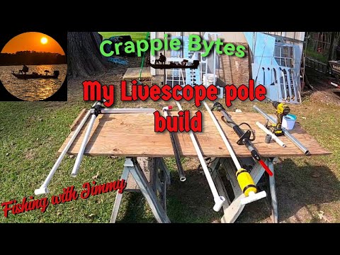 livescope pole build DYI. Crappie fishing videos with livescope. #livescope #crappiefishing