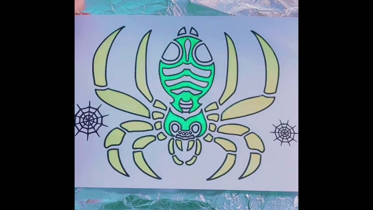 spider coloring page for kids free printable