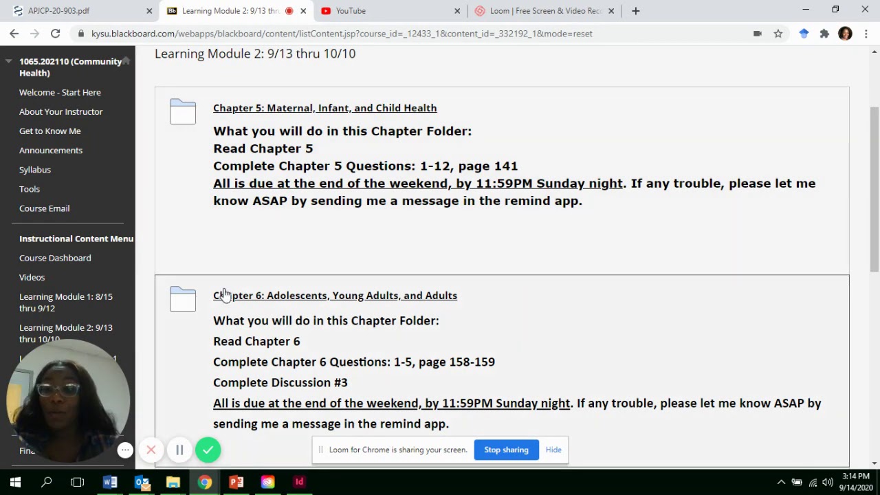 Community Health  Onward to Learning Module 2  9 13 10 10