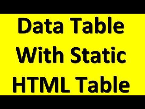 ✔ jQuery Data Table ⚡ Make HTML table with pagination, search & sort rows 🔥 Tecq Mate Tutorials ✌