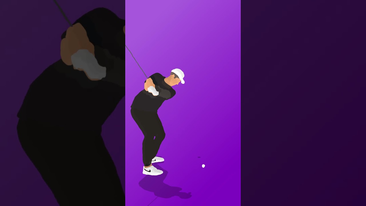 I drew ClubFaceUk’s swing 🚀 #golf #golfswing #animation