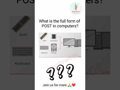 What is the full form of POST in computers? #youtubeshorts