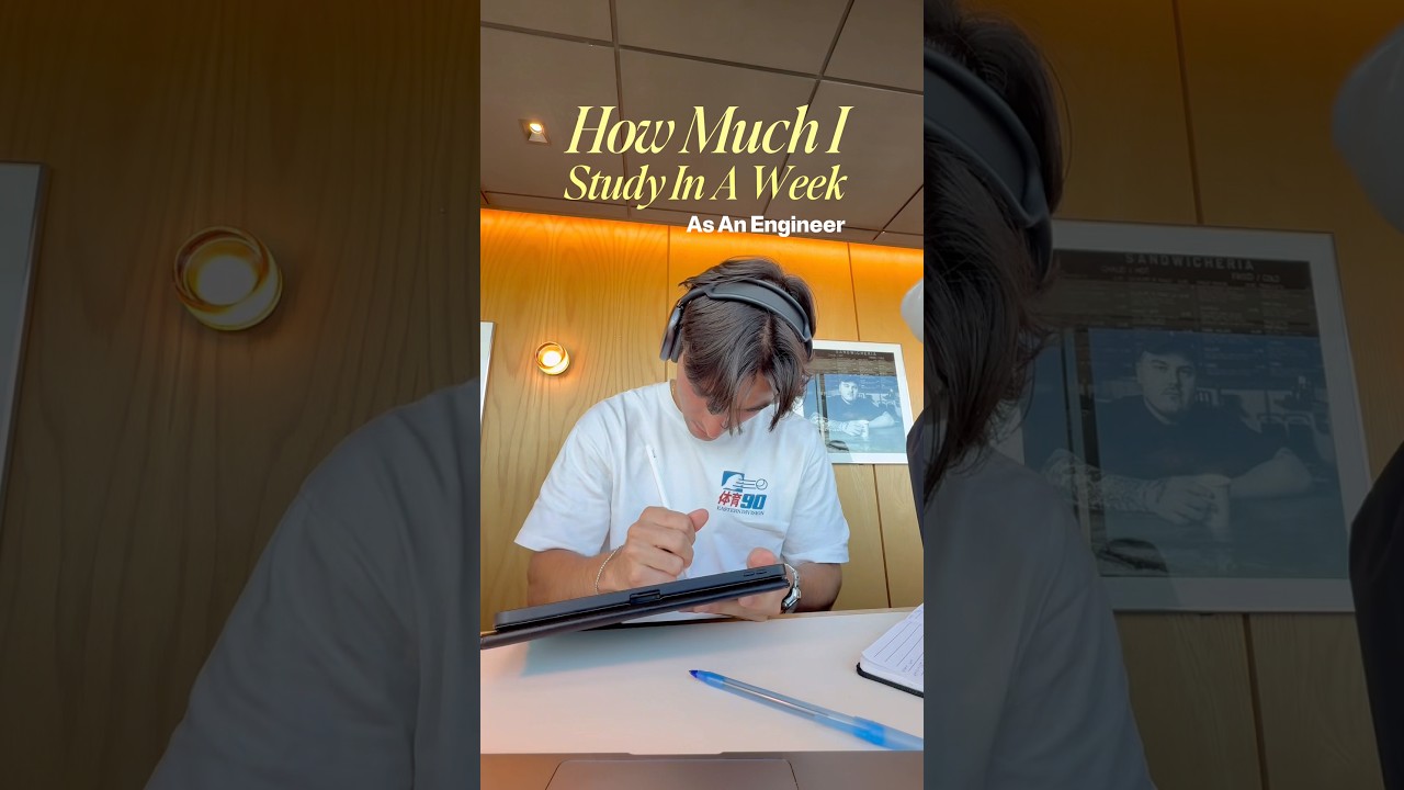 How Much I Study In A Week As An Engineer 📚