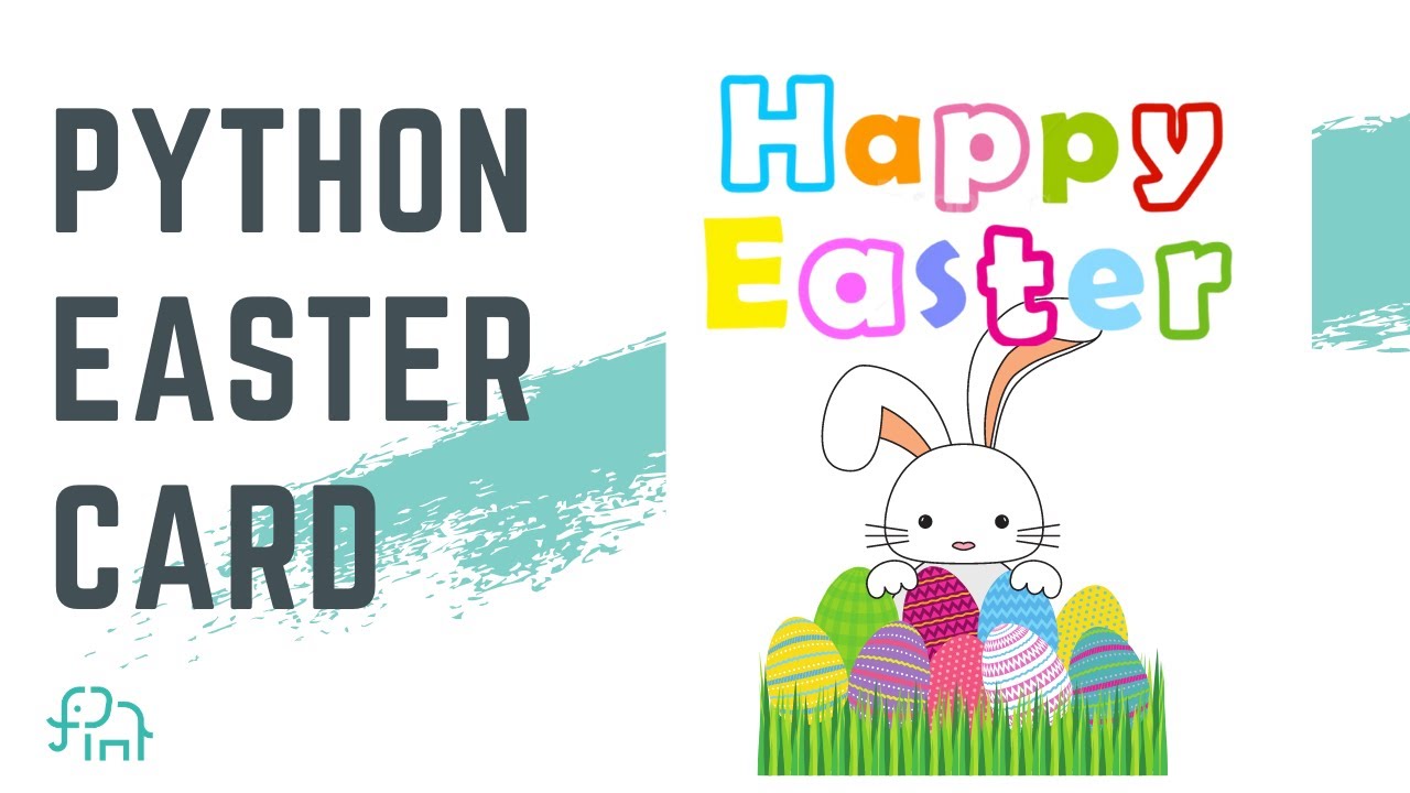 How to Make A Python Easter Card | Beginner Python Turtle Tutorial