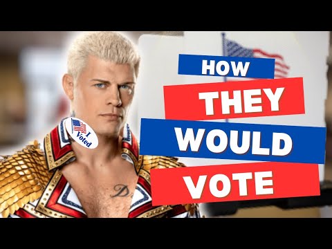 Who Every WWE & AEW Champion Would Vote For 2024 Election Edition (in character)