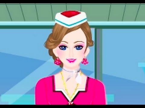 Charming Air Hostess - Dress Up Games for Girls | Online Games | Kids Games