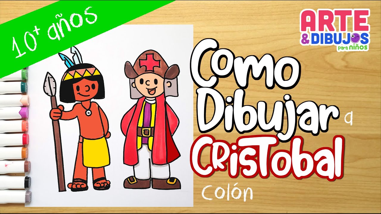Como dibujar a CRISTOBAL COLON | Arte y Dibujos para Niños