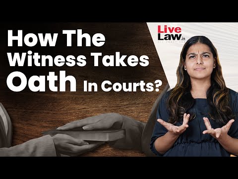 How The Witness Takes Oath In Courts? [HINDI]