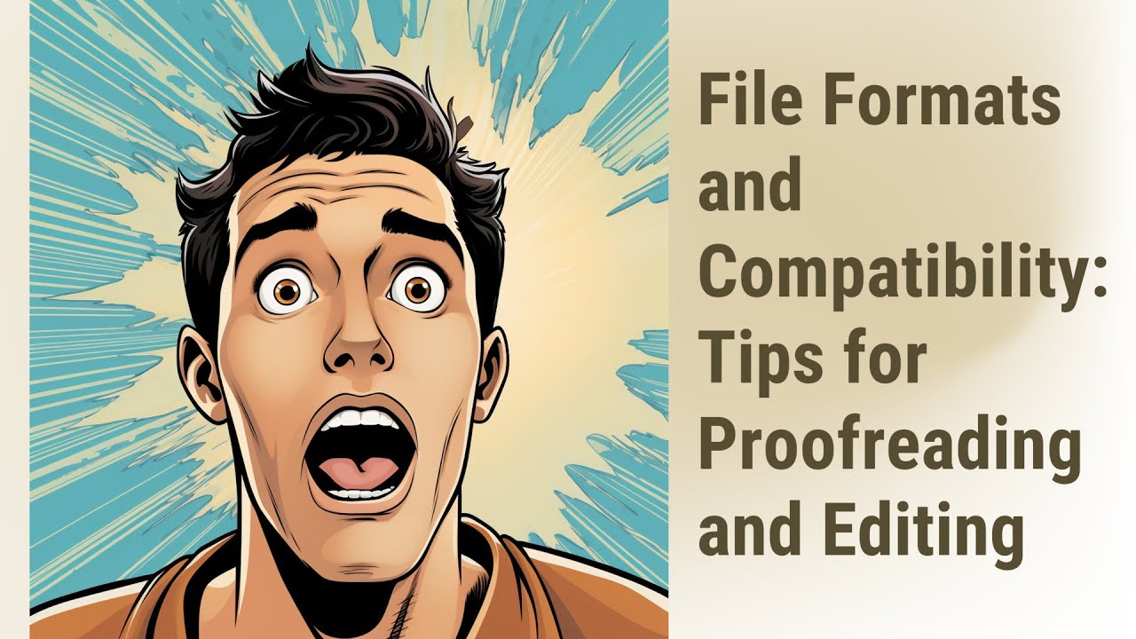 Proofreading and Editing: File Formats and Compatibility