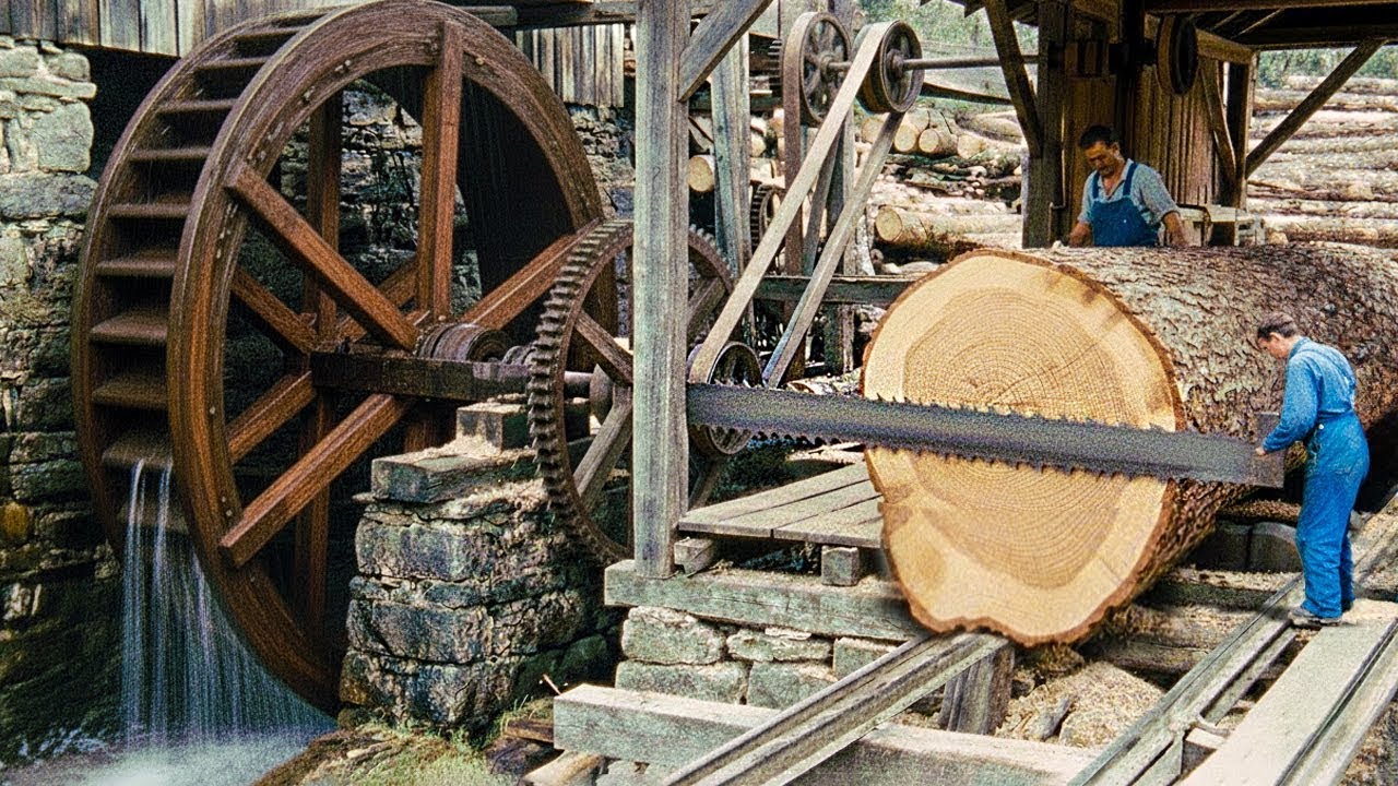 From Water Wheels to Mega Sawmil: The Evolution of Timber Engineering