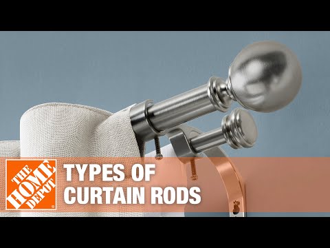 Types of Curtain Rods | The Home Depot