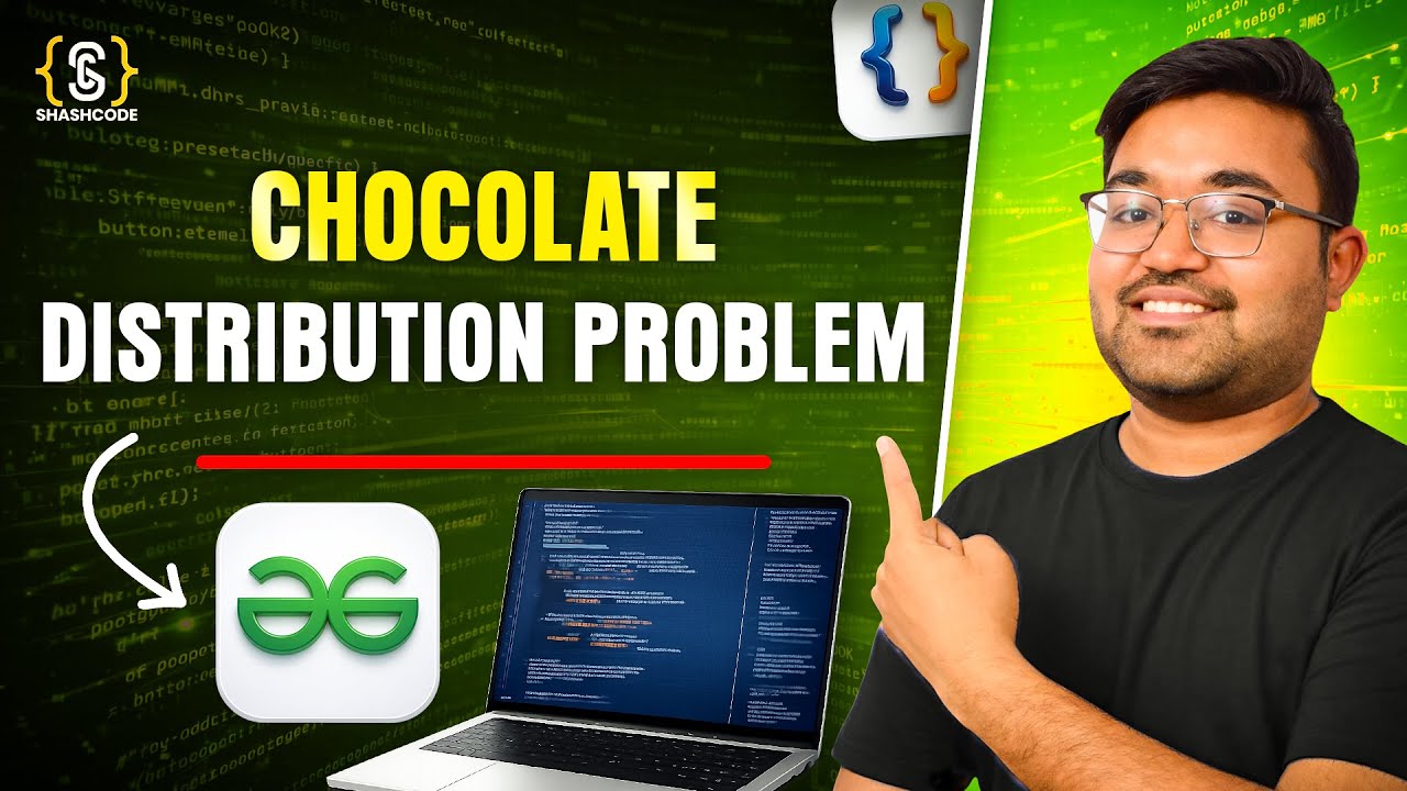 Chocolate distribution problem | sliding window | java dsa | gfg