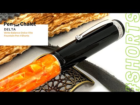 Check out the New Delta Write Balance Dolce Vita Fountain Pen #Shorts