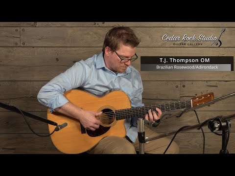 TJ Thompson OM - Brazilian Rosewood/Adirondack | Reverb