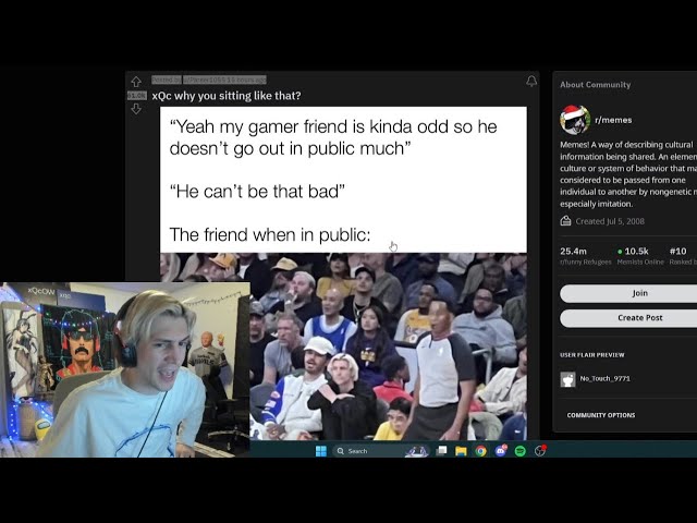 "61,000 upvotes, what the f**k?!" - xQc astounded after seeing that he ...