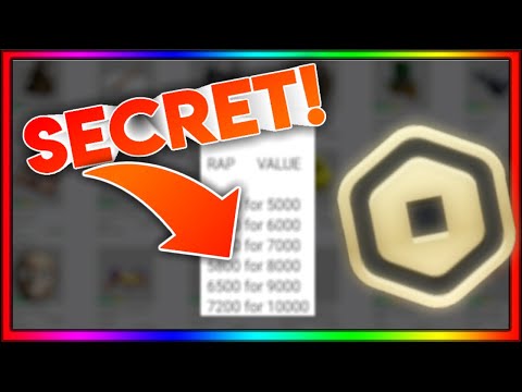 SECRET TO ROBLOX TRADING! (RAP TO VALUE CHART)