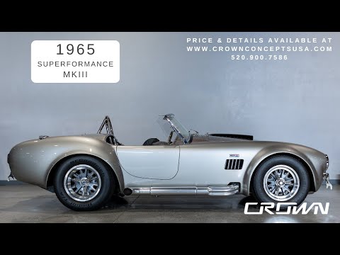 1965 Superformance MKIII Cobra *SOLD* // Crown Concepts C0189
