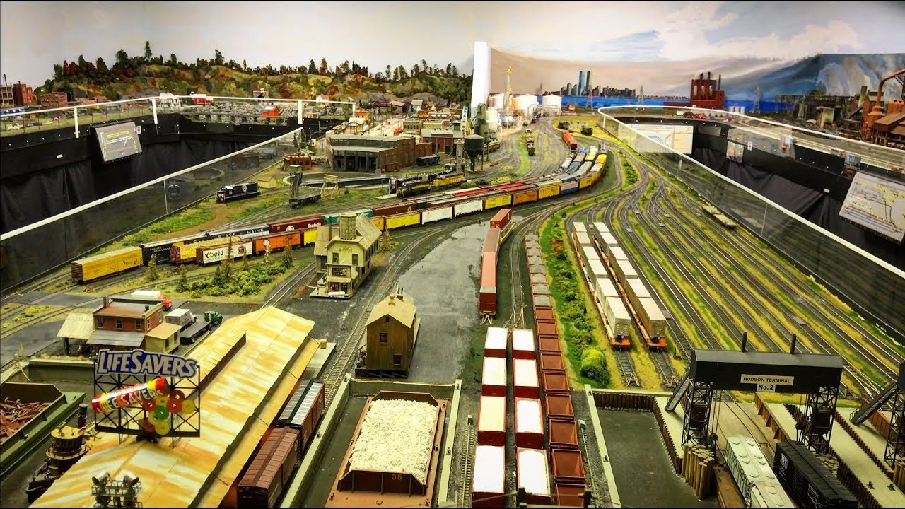 Large Private Model Railroad layout in HO scale