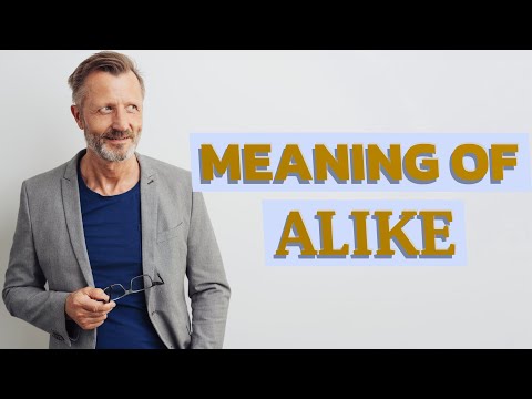 Alike | Meaning of alike 📖 📖 📖 📖 📖
