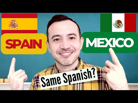What are the differences between Mexican 🇲🇽 and European 🇪🇸 Spanish?