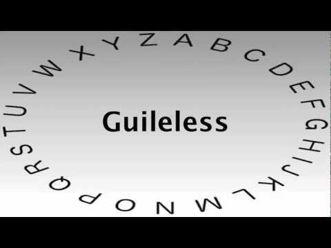 SAT Vocabulary Words and Definitions — Guileless