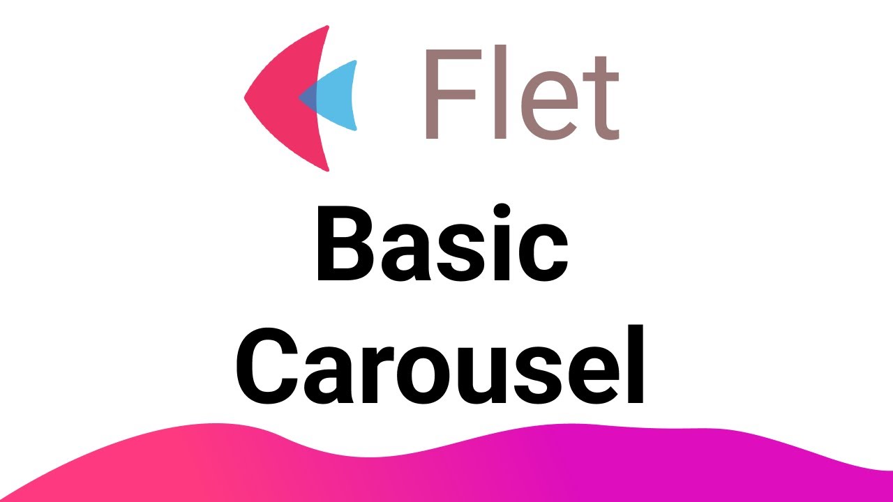 Flet Tutorial - Basic Carousel