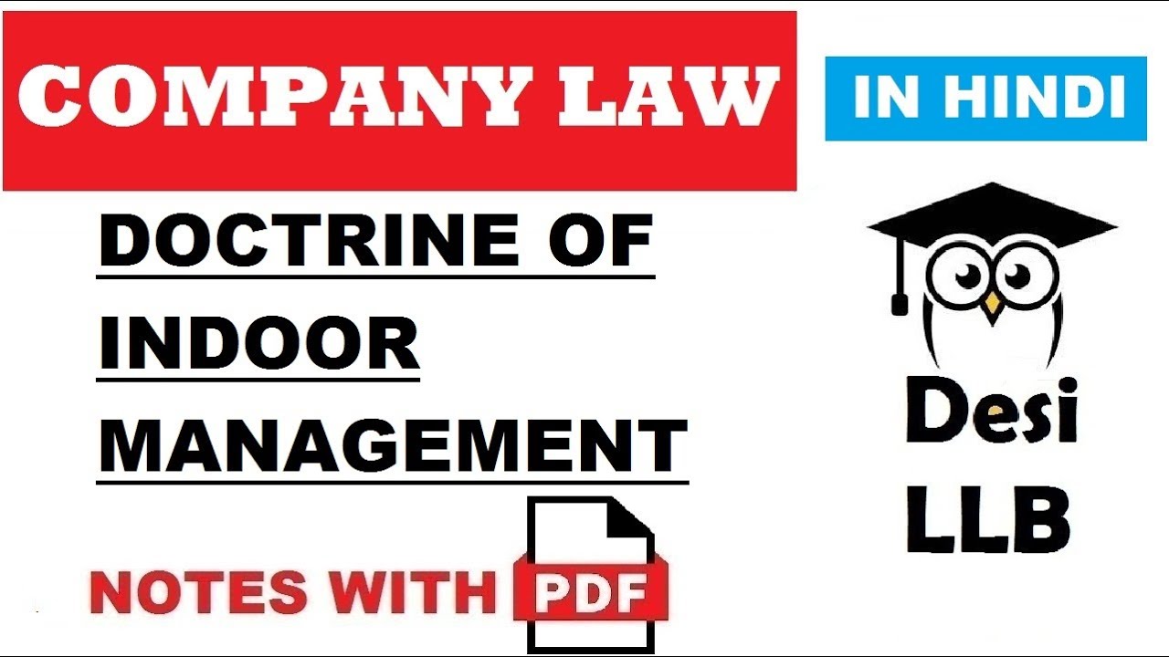 Understanding the Doctrine of Indoor Management | Galaxy.ai