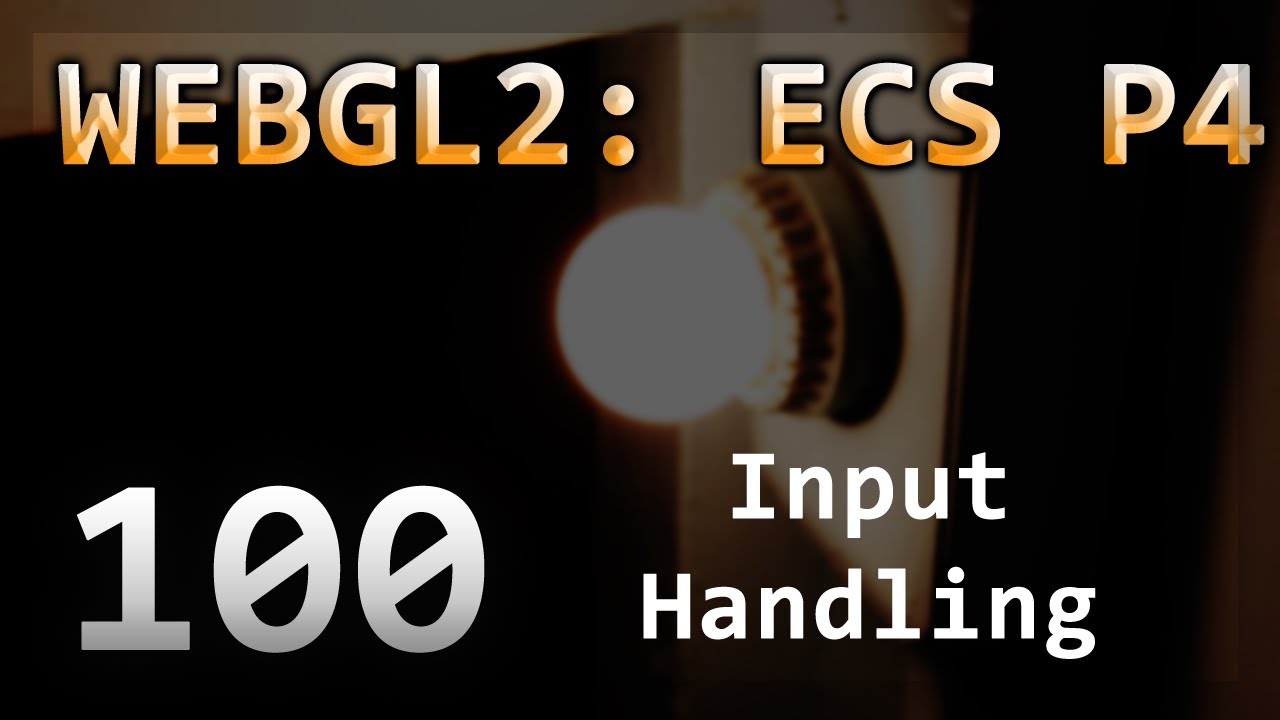 WebGL2 : 100 : ECS P4: Input Handling
