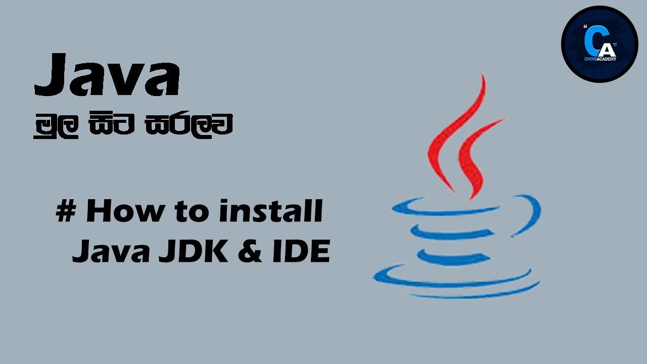 Programming Sinhala | java |How to Install Java JDK & IDE