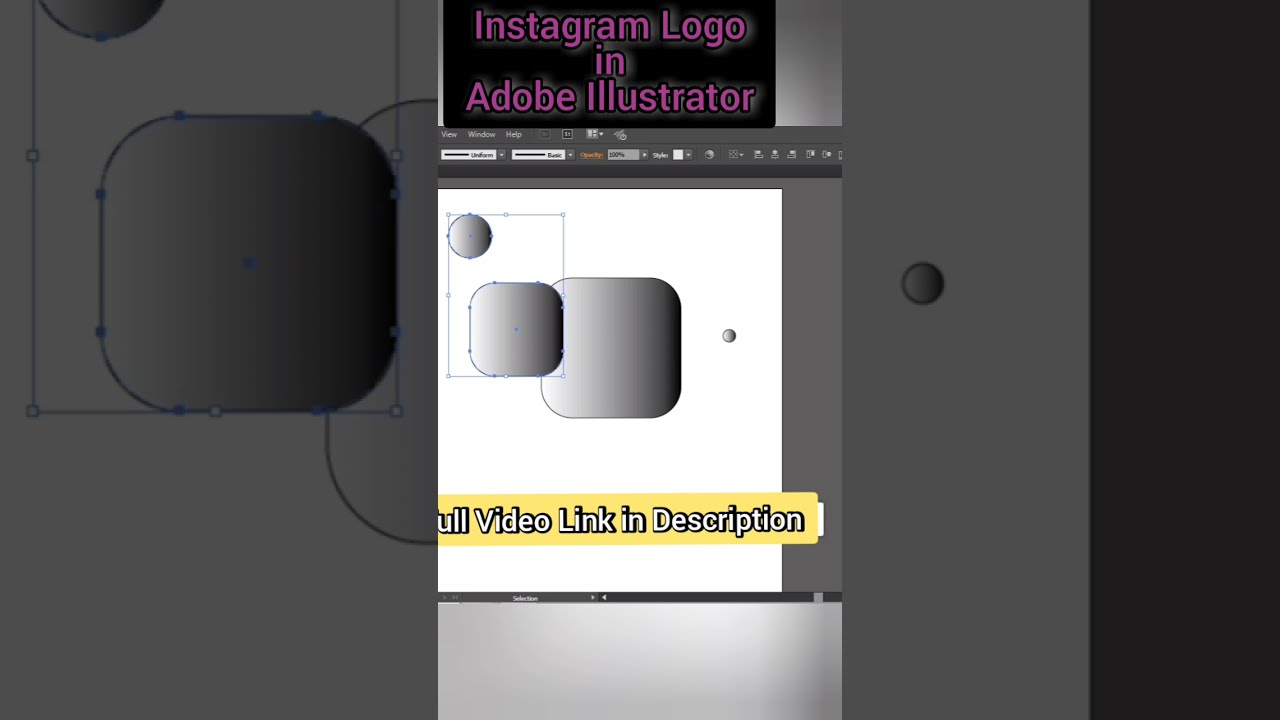 INSTAGRAM Logo Design Tutorial (Adobe illustrator) 2021