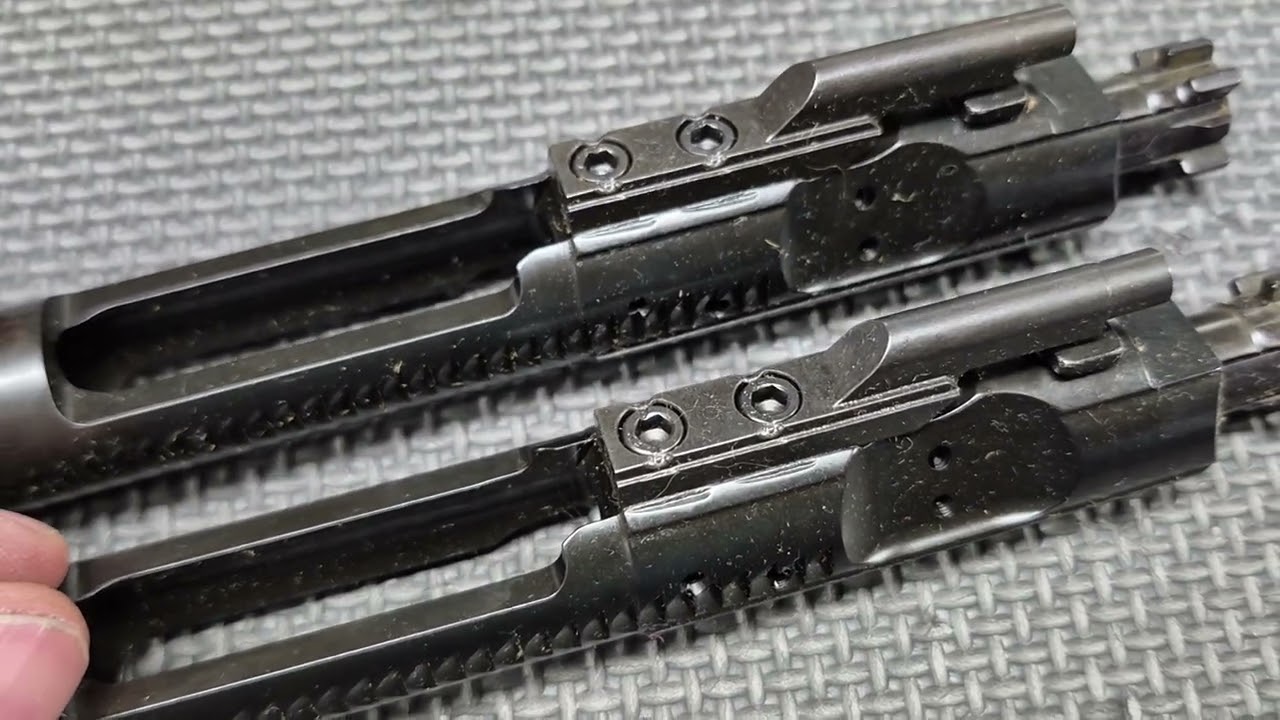 JE Machine AR15 BCG's with peened carrier rails