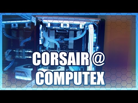 Corsair Mag-Lev Bearings, RGB RAM, & Hydro GFX | Computex