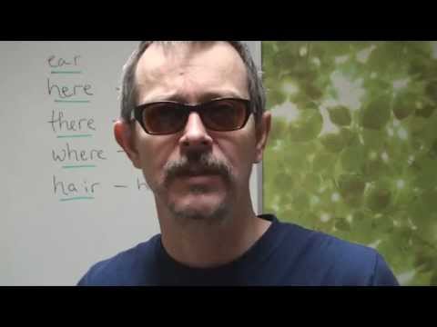 Q&A: The "r" sound "ear, hear, there, where, hair..."