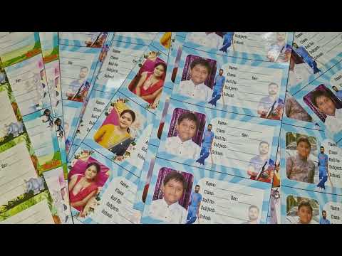 How to Make a Name Slip Sticker for School Book | Name Slip for School Book Making | Book Sticker