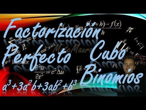 Factorización - Cubo Perfecto de Binomios